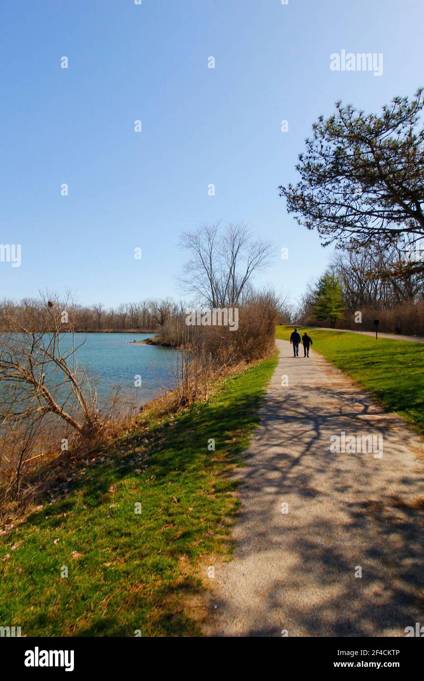 Antrim Lake, Columbus, Ohio Stock Photo - Alamy