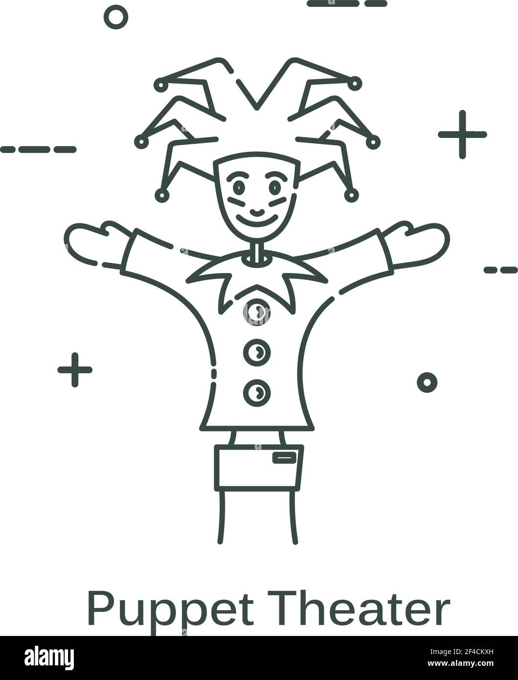 Human icon on wooden Stock Vector Images - Alamy