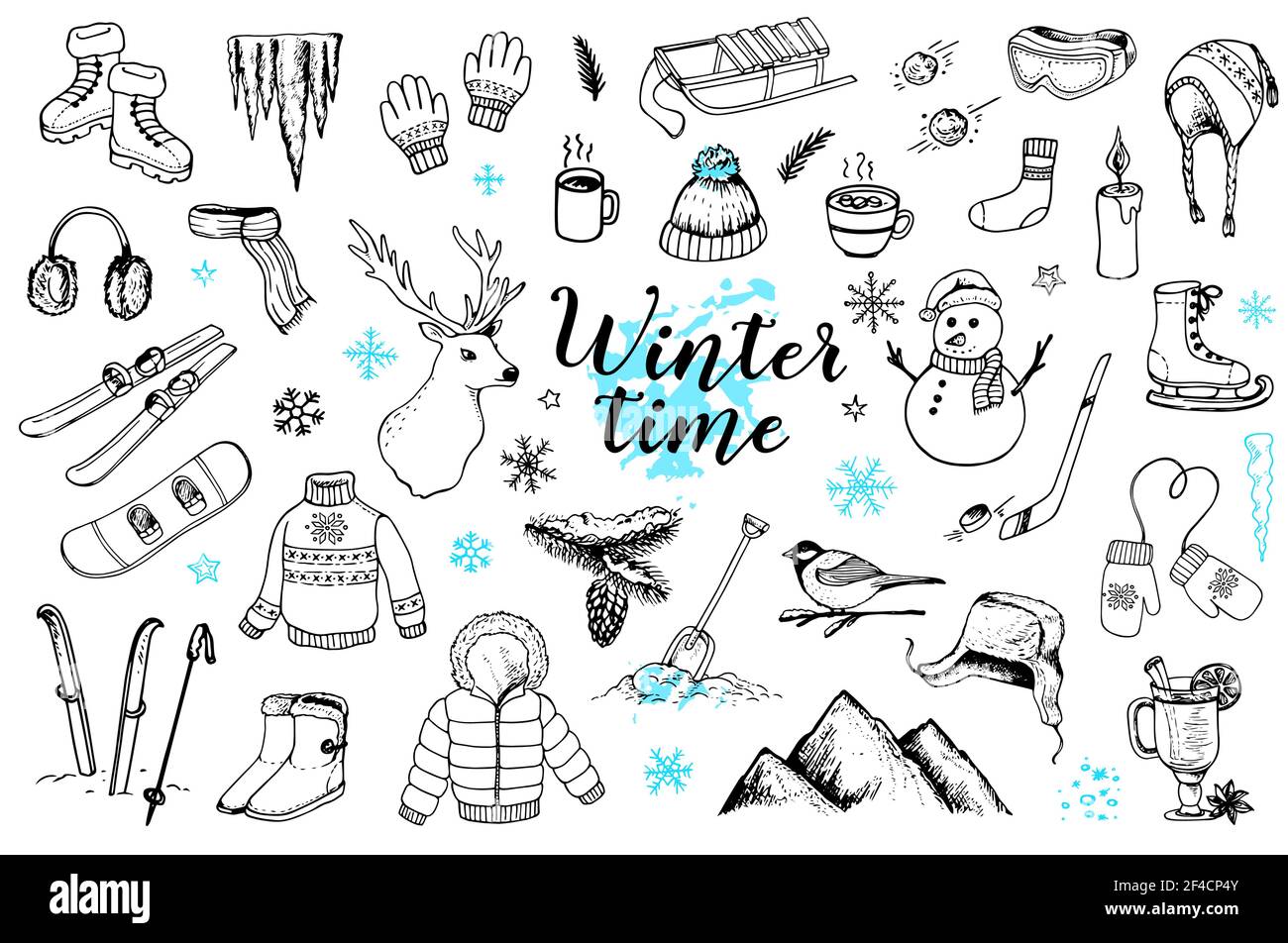 Ski boots on white Stock Vector Images - Alamy