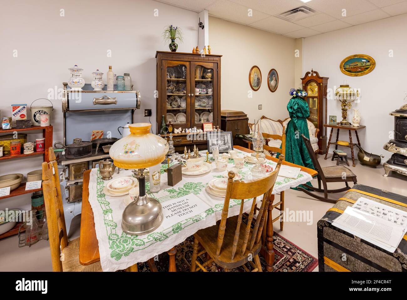 Beatty, MAR 17, 2021 - Interior view of the Beatty Museum and ...