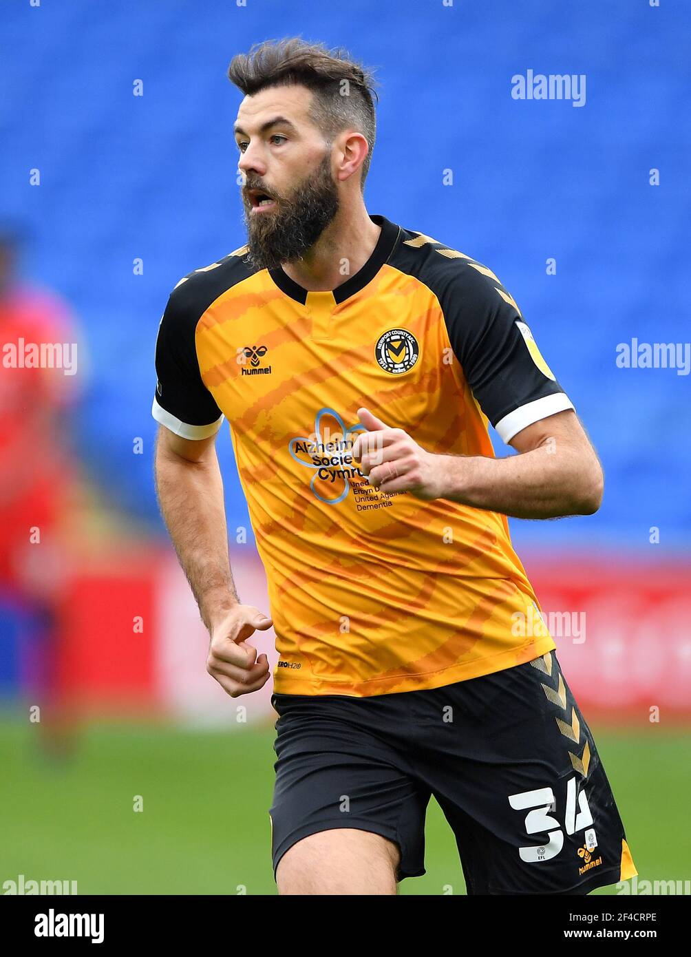 Newport County's Joe Ledley during the Sky Bet League Two match at the ...