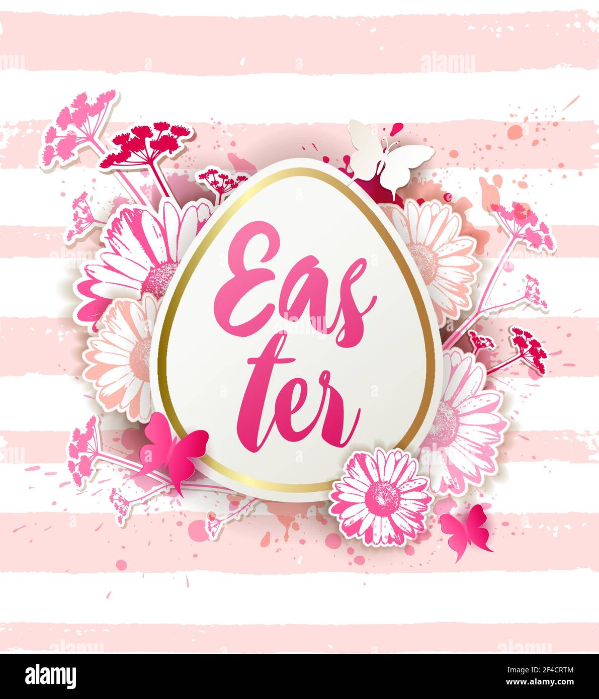 Daisy red Stock Vector Images - Alamy