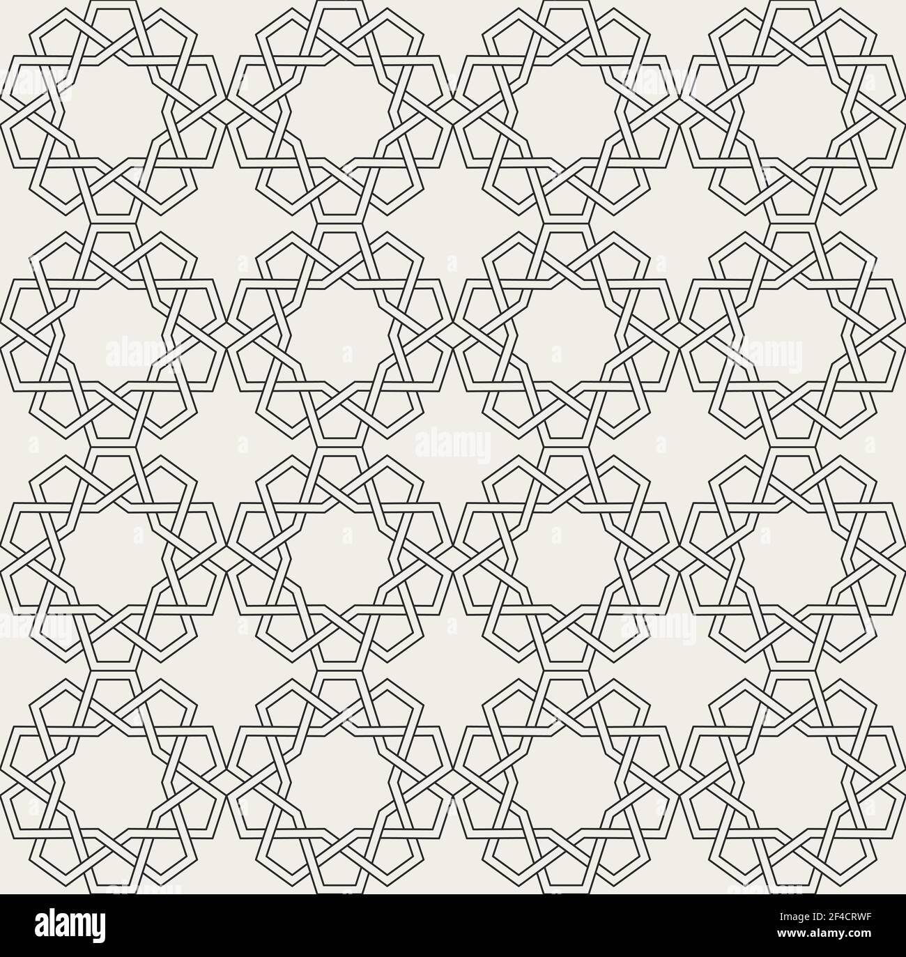 Decorative geometrical seamless pattern. Traditional arabian and ...