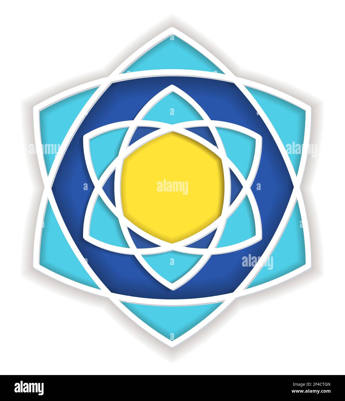 Traditional ethnic decorative 3d design element. Decorative geometric ...