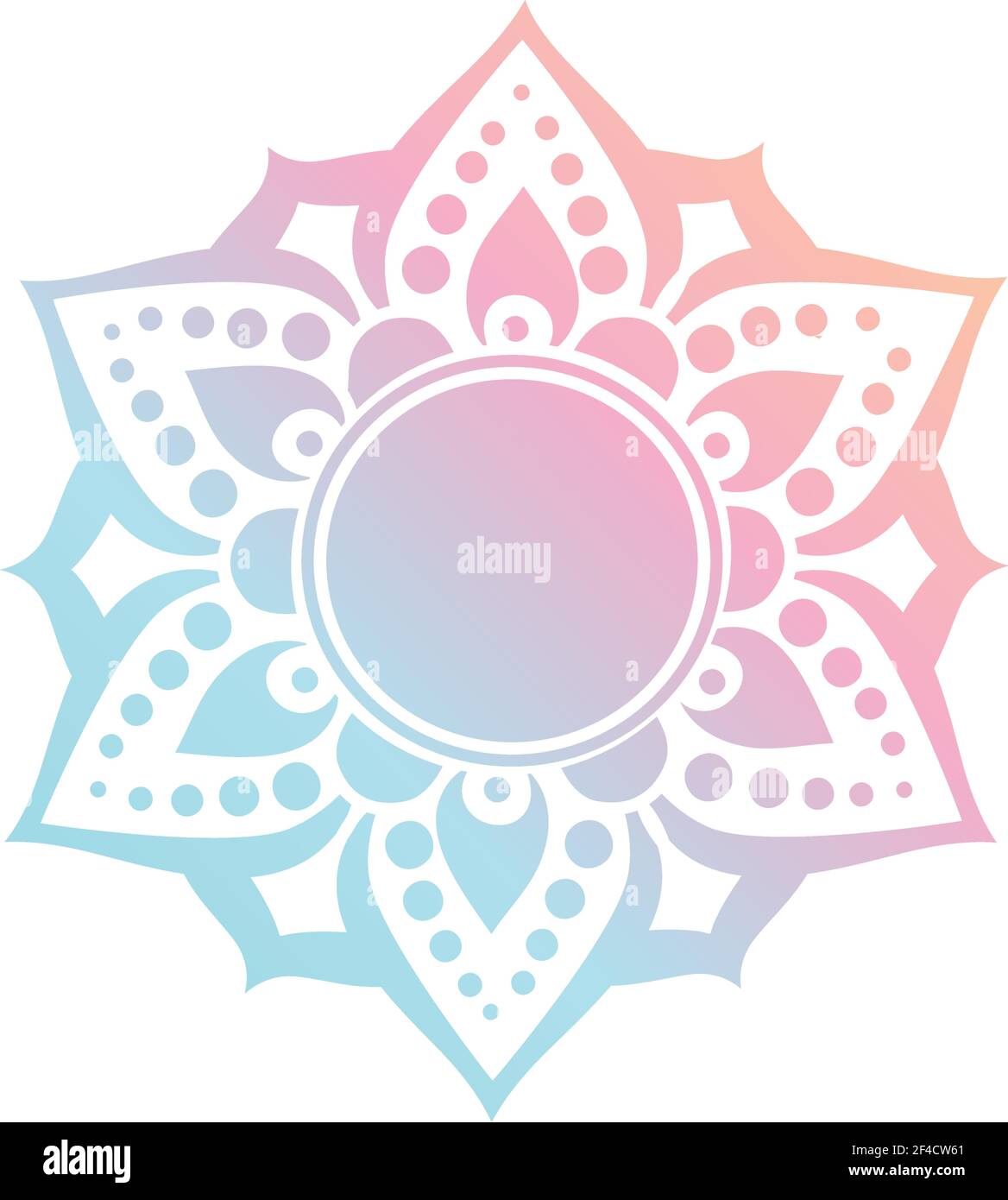 Mandala. Circular figure representing the universe in Hindu and ...