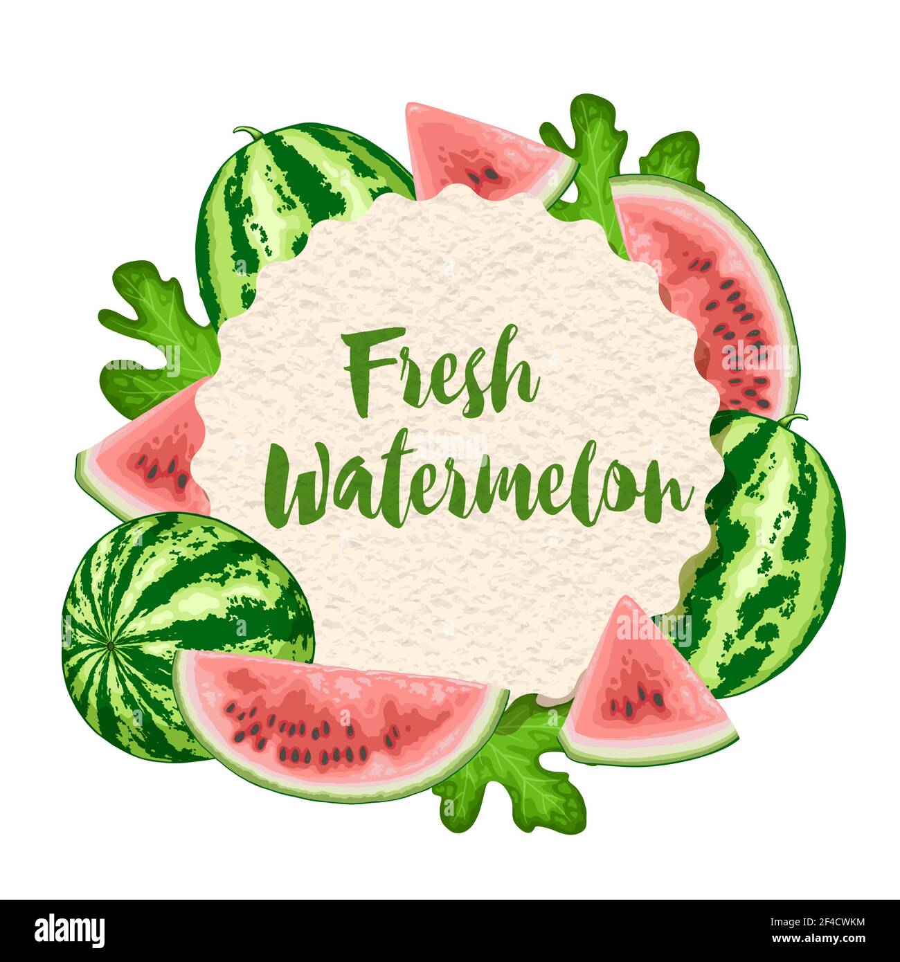 Watermelon frame hi-res stock photography and images - Alamy