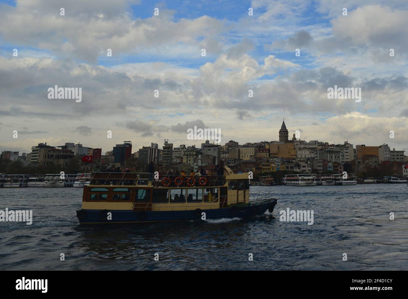 A view of the Bosporus Strait, Istanbul, Turkey Stock Photo - Alamy