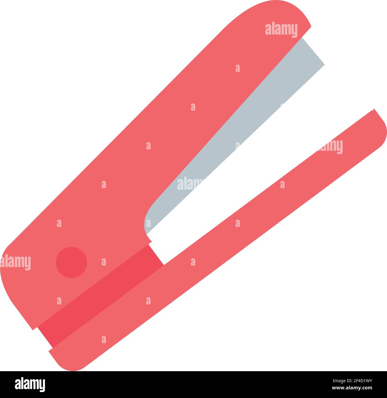 red stapler tool on background Stock Vector Image & Art - Alamy