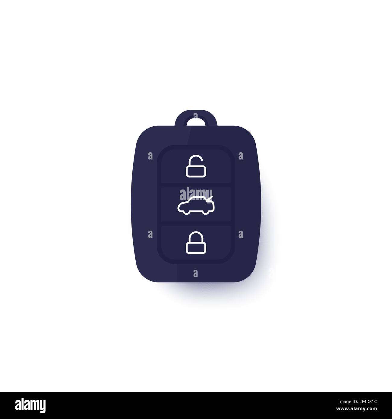 smart car key on white, vector art Stock Vector Image & Art - Alamy