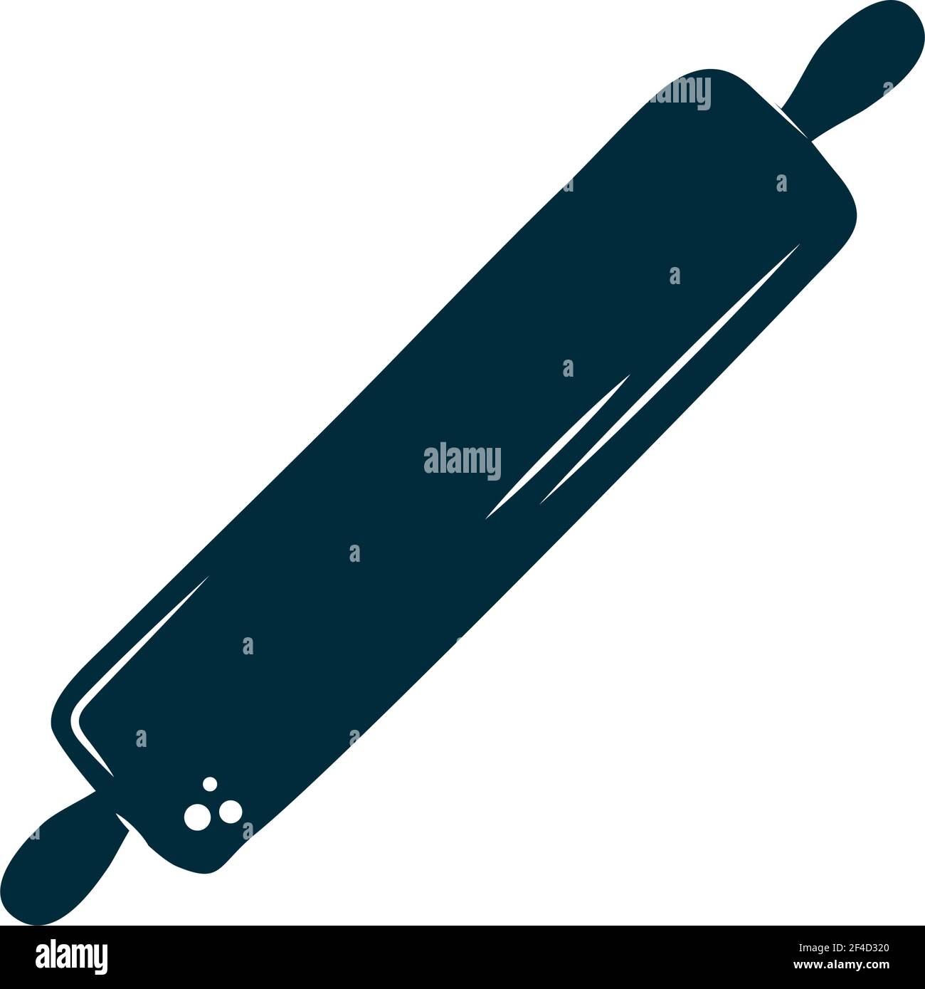 rolling pin over white background Stock Vector Image & Art - Alamy