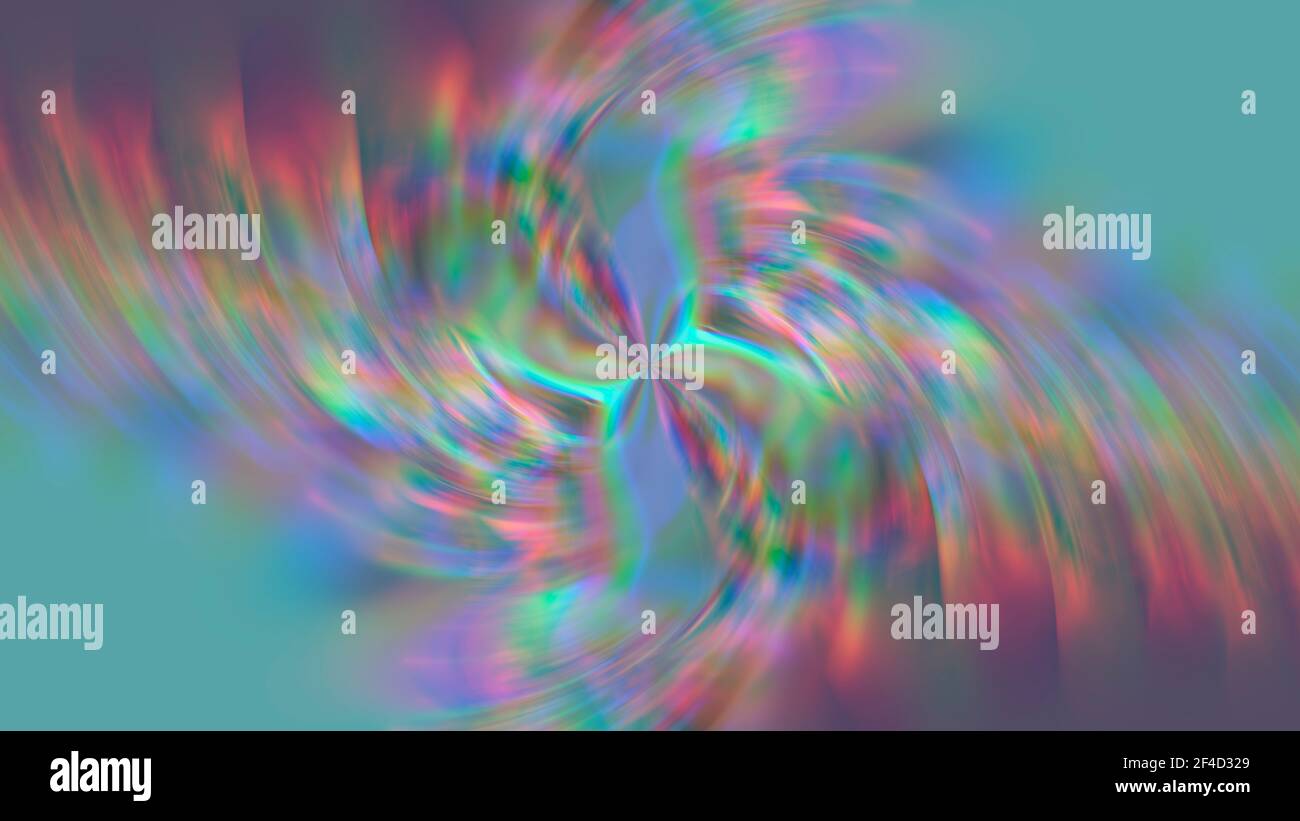 Green iridescent background with a rainbow gradient. Design, art Stock ...