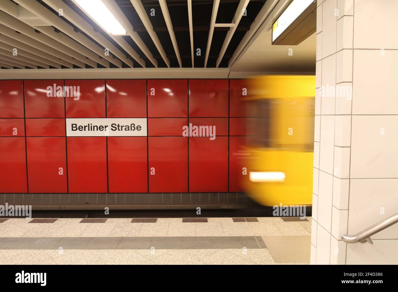 Berlin subway station Stock Photo - Alamy
