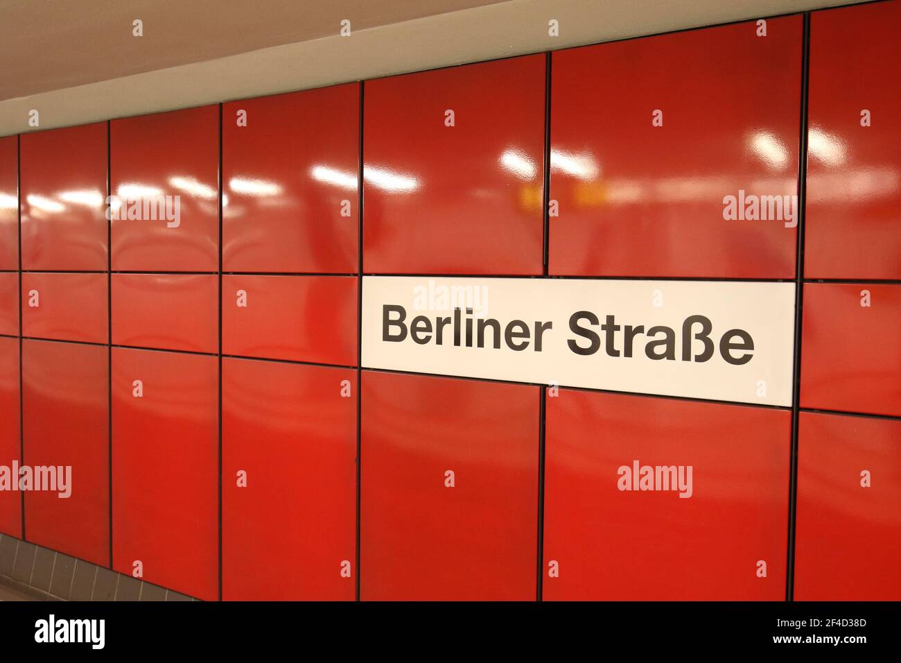 Berlin subway station Stock Photo - Alamy