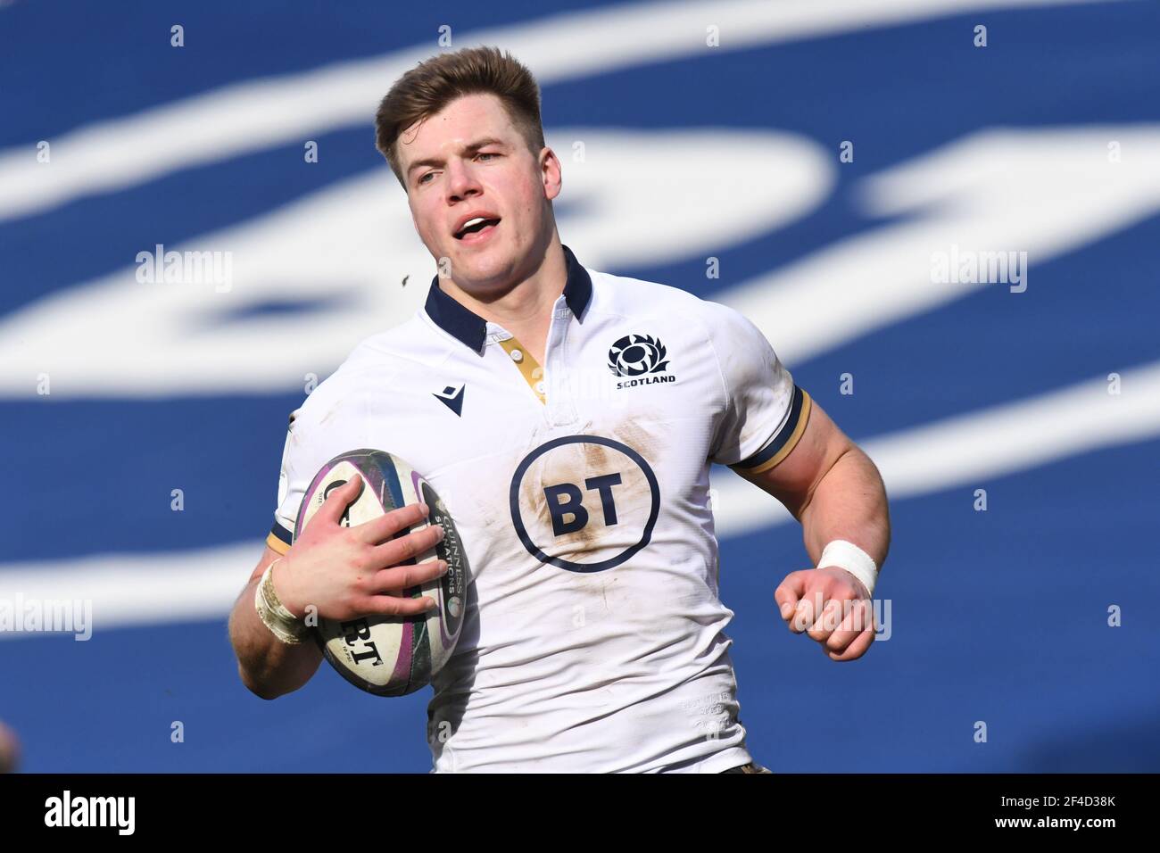 BT Murrayfield Stadium, Edinburgh.Scotland, UK. 20th Mar, 21. Guinness ...