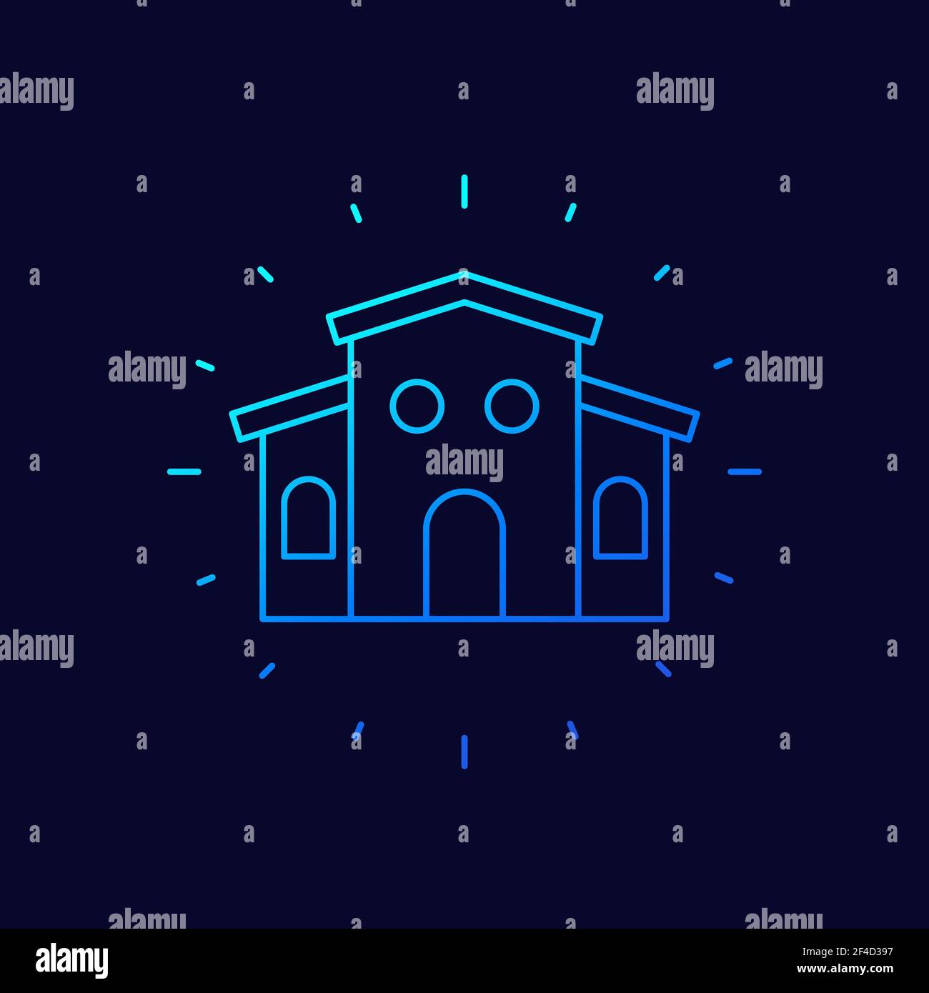 house, home thin line icon Stock Vector Image & Art - Alamy