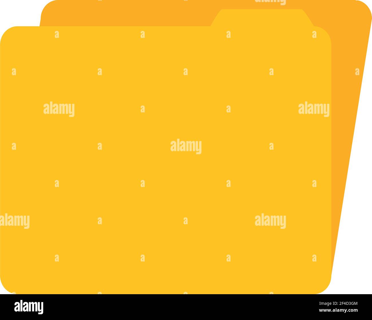 file folder icon on background Stock Vector Image & Art - Alamy