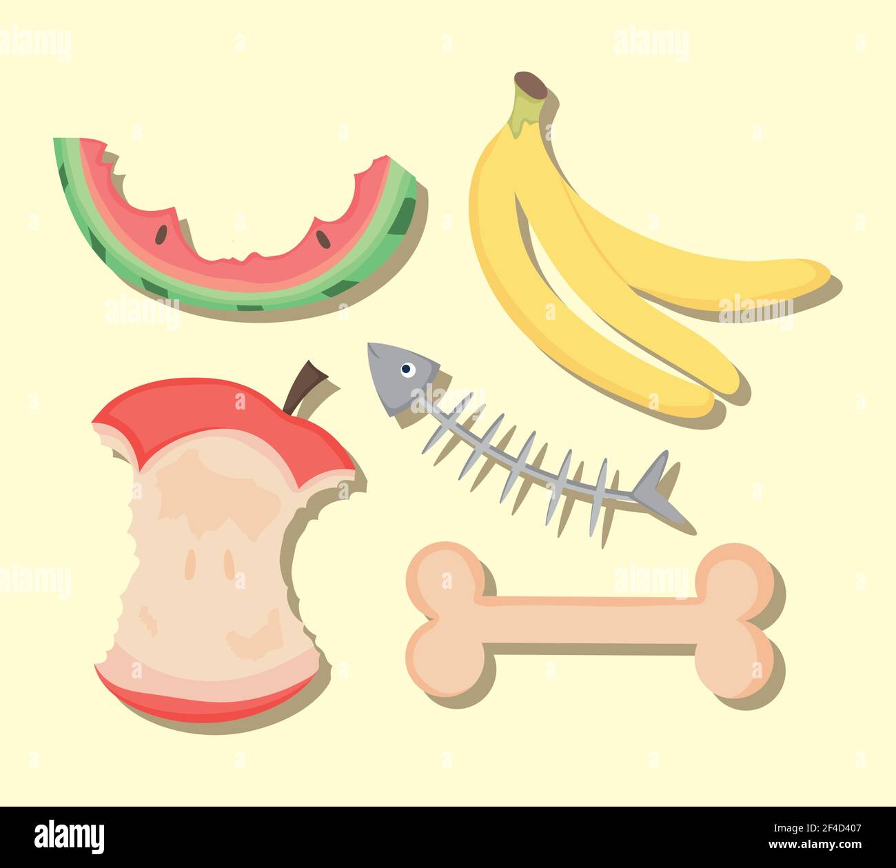 organic waste icon set design Stock Vector Image & Art - Alamy