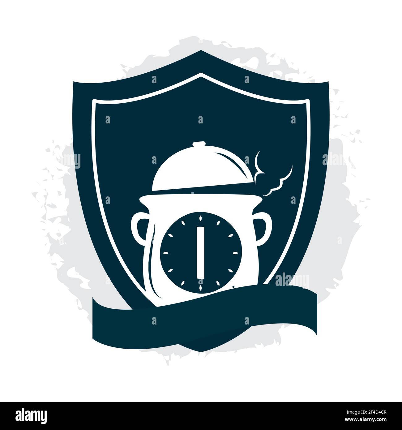 shield of Kitchen concept illustration Stock Vector Image & Art - Alamy