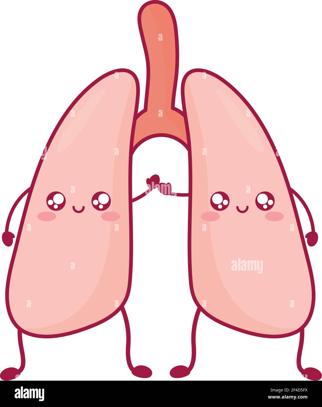 cute lungs icons Stock Vector Image & Art - Alamy
