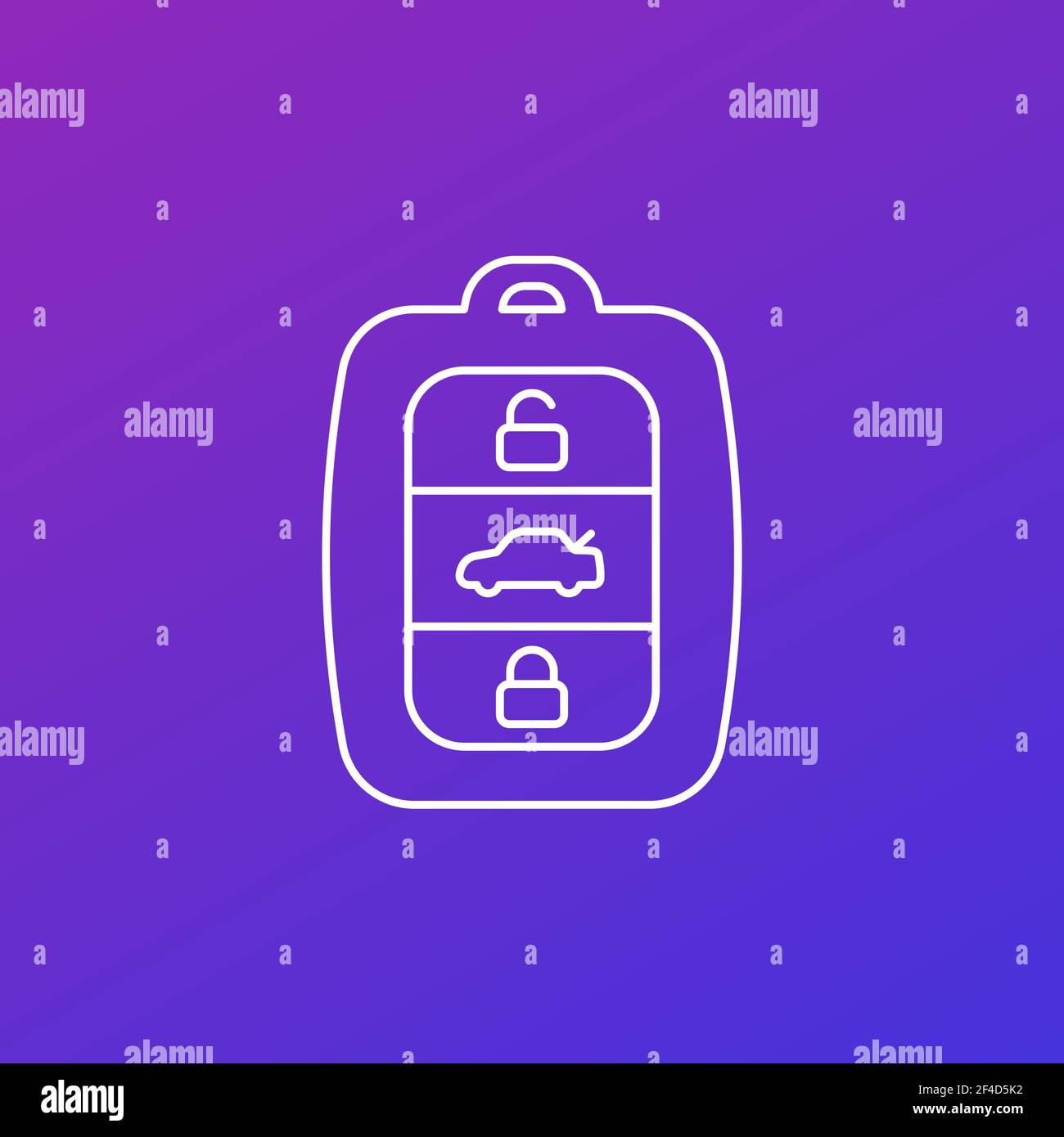 smart car key vector line icon Stock Vector Image & Art - Alamy