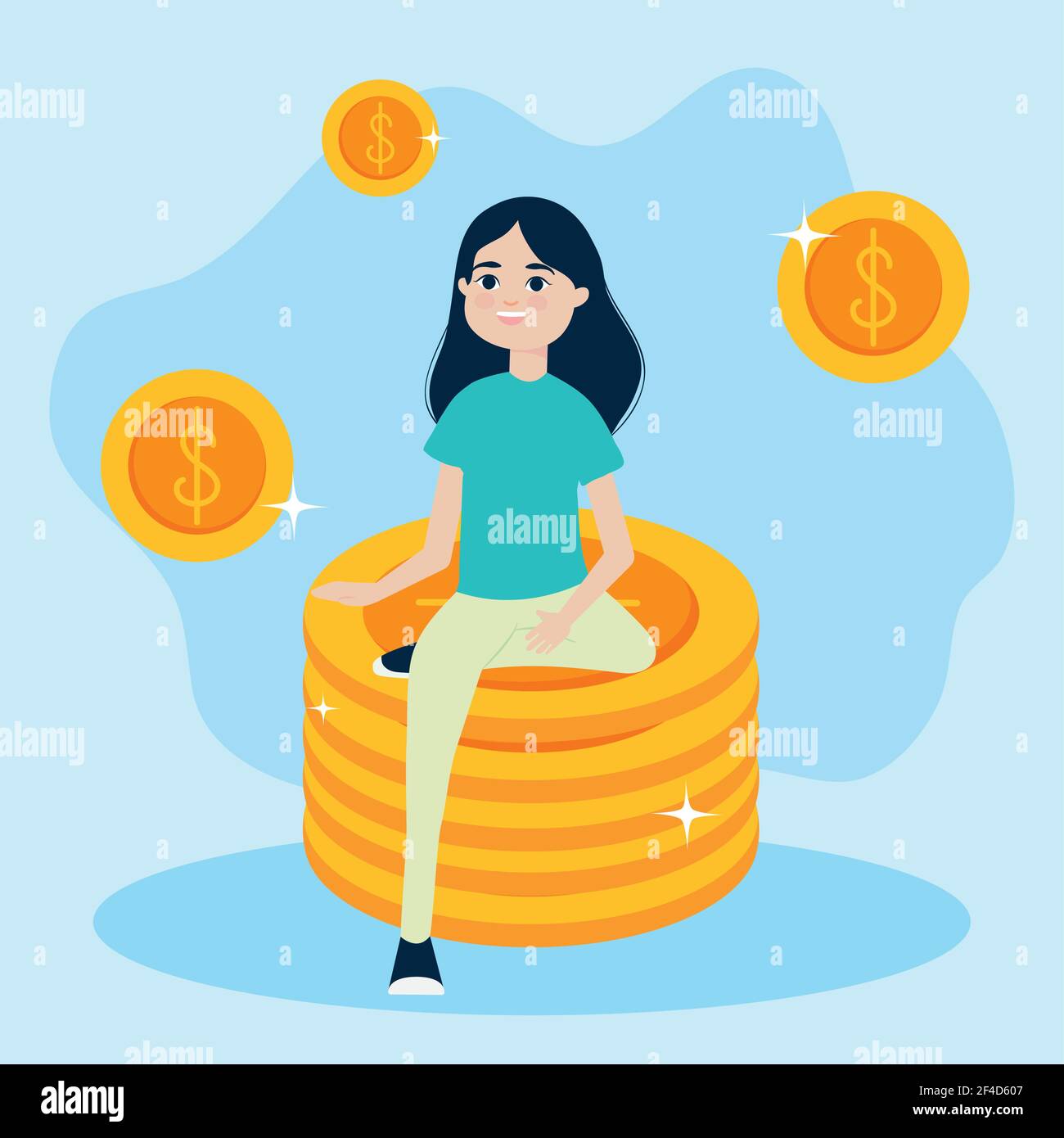 Cartoon financial item hi-res stock photography and images - Alamy
