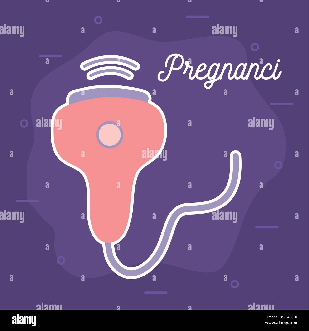 pink ultrasound icon Stock Vector Image & Art - Alamy