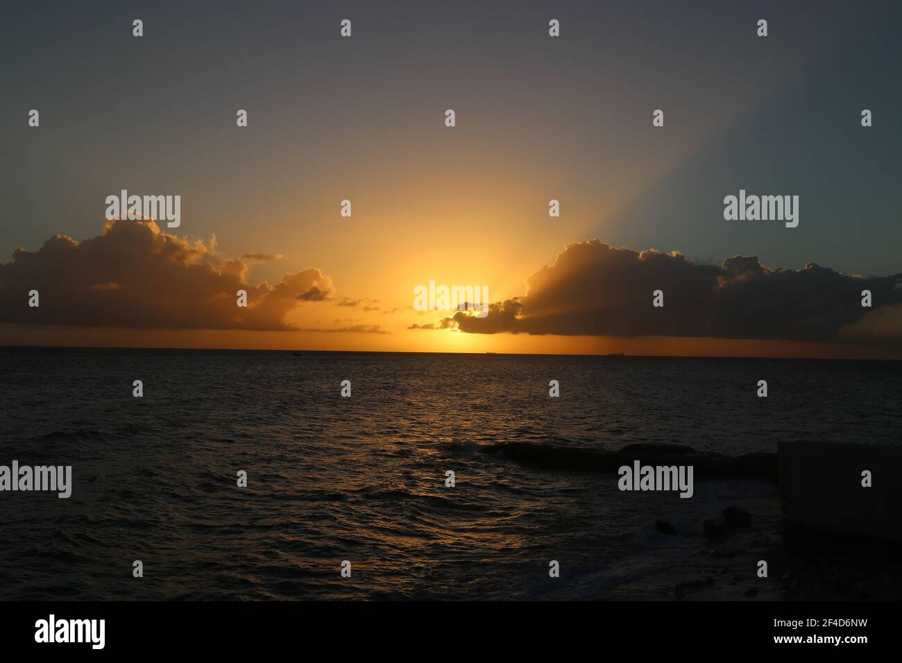 sunrise over ocean Stock Photo - Alamy