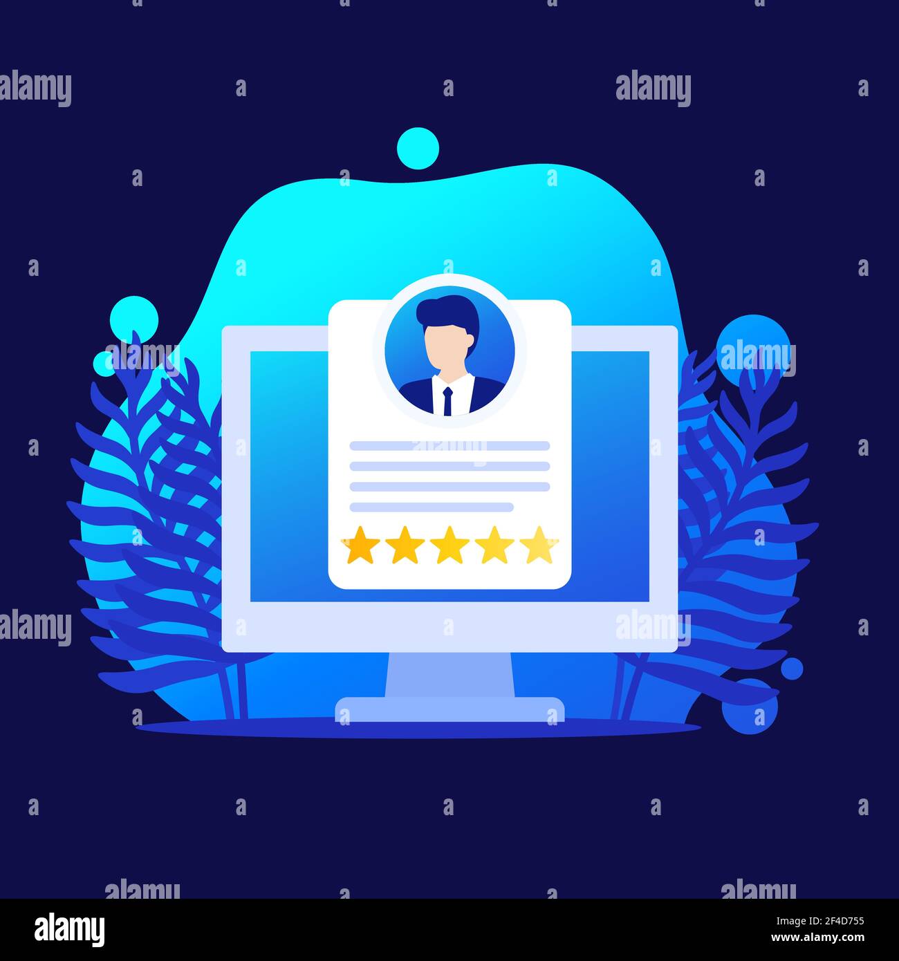 Software review Stock Vector Images - Alamy