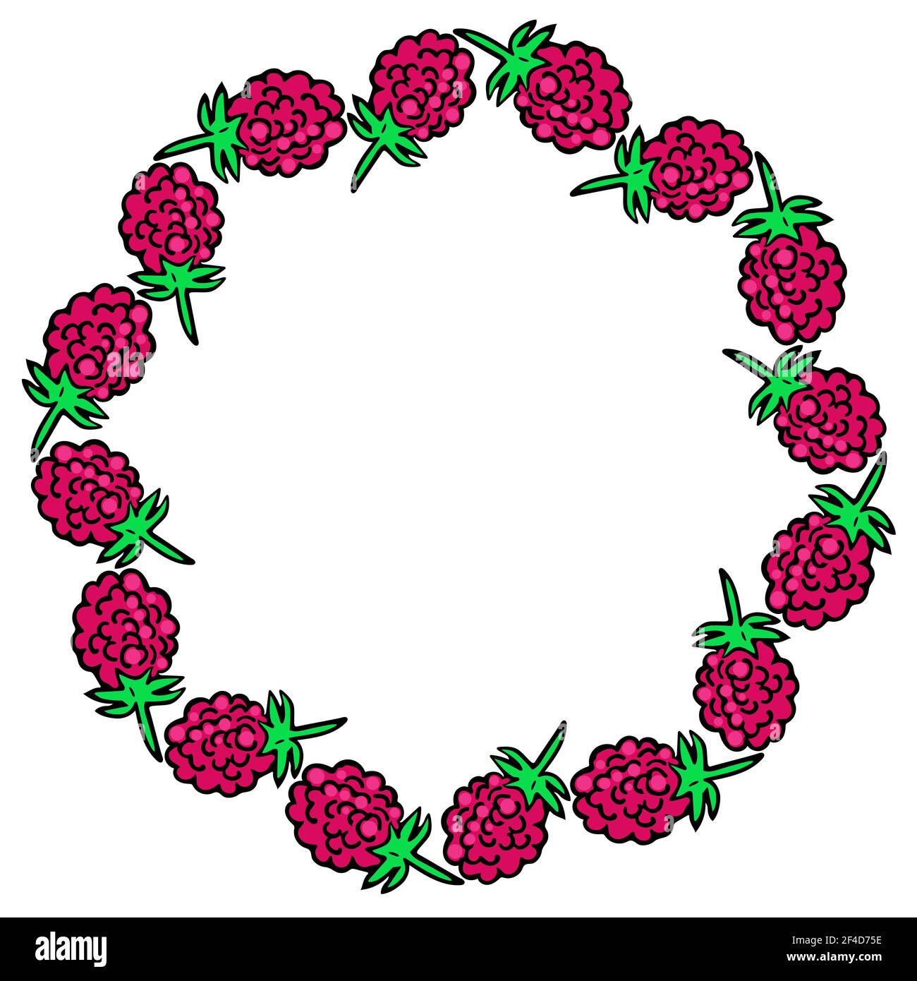 Frame summer objects in Stock Vector Images - Alamy