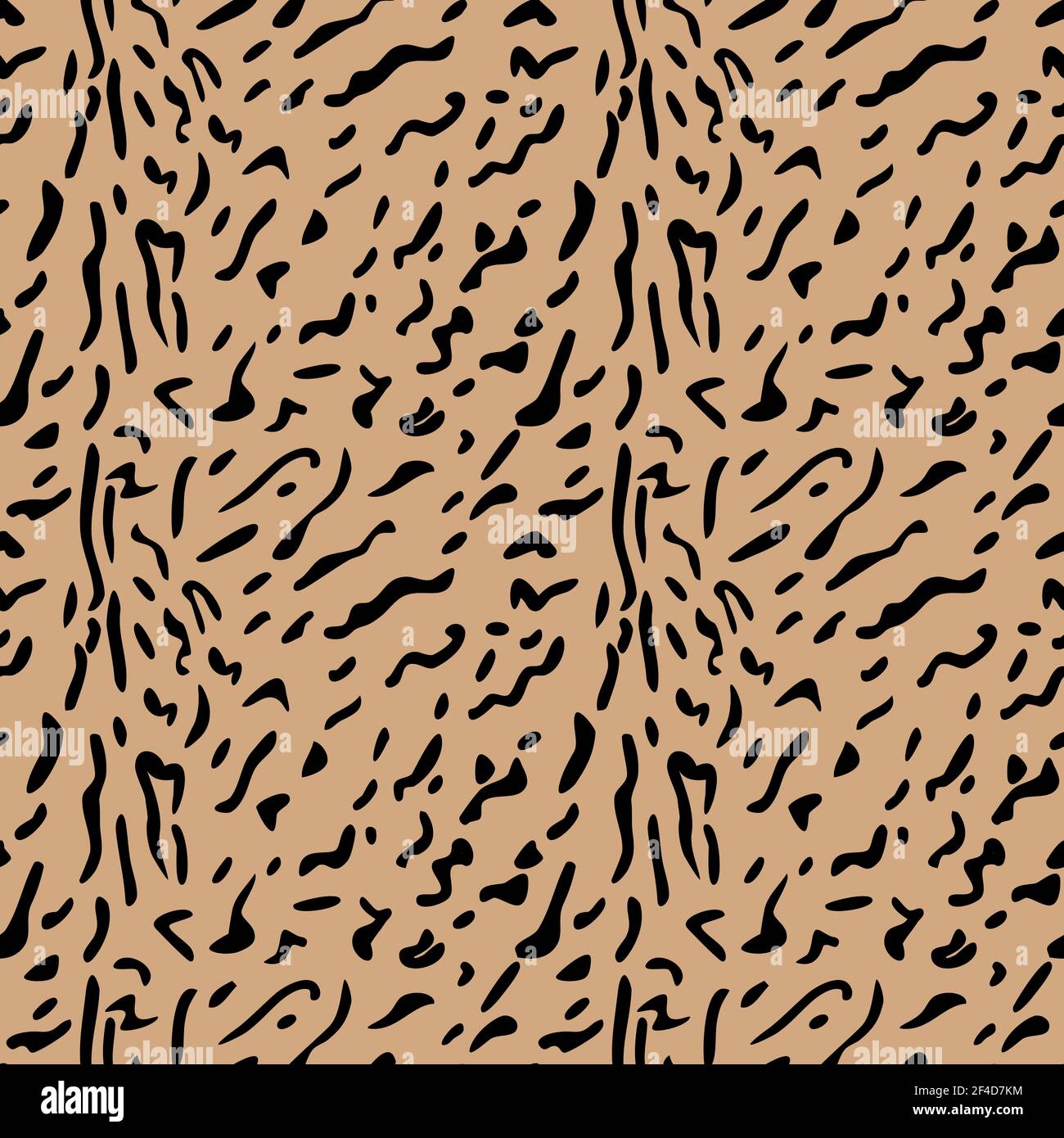 Vector seamless pattern of lynx cat skin. Background design, textile ...