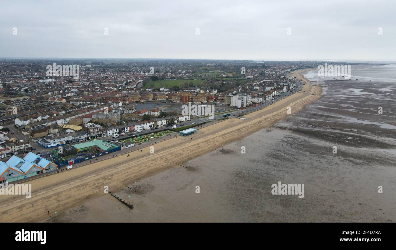 Aerial view southend southend on sea hi-res stock photography and ...