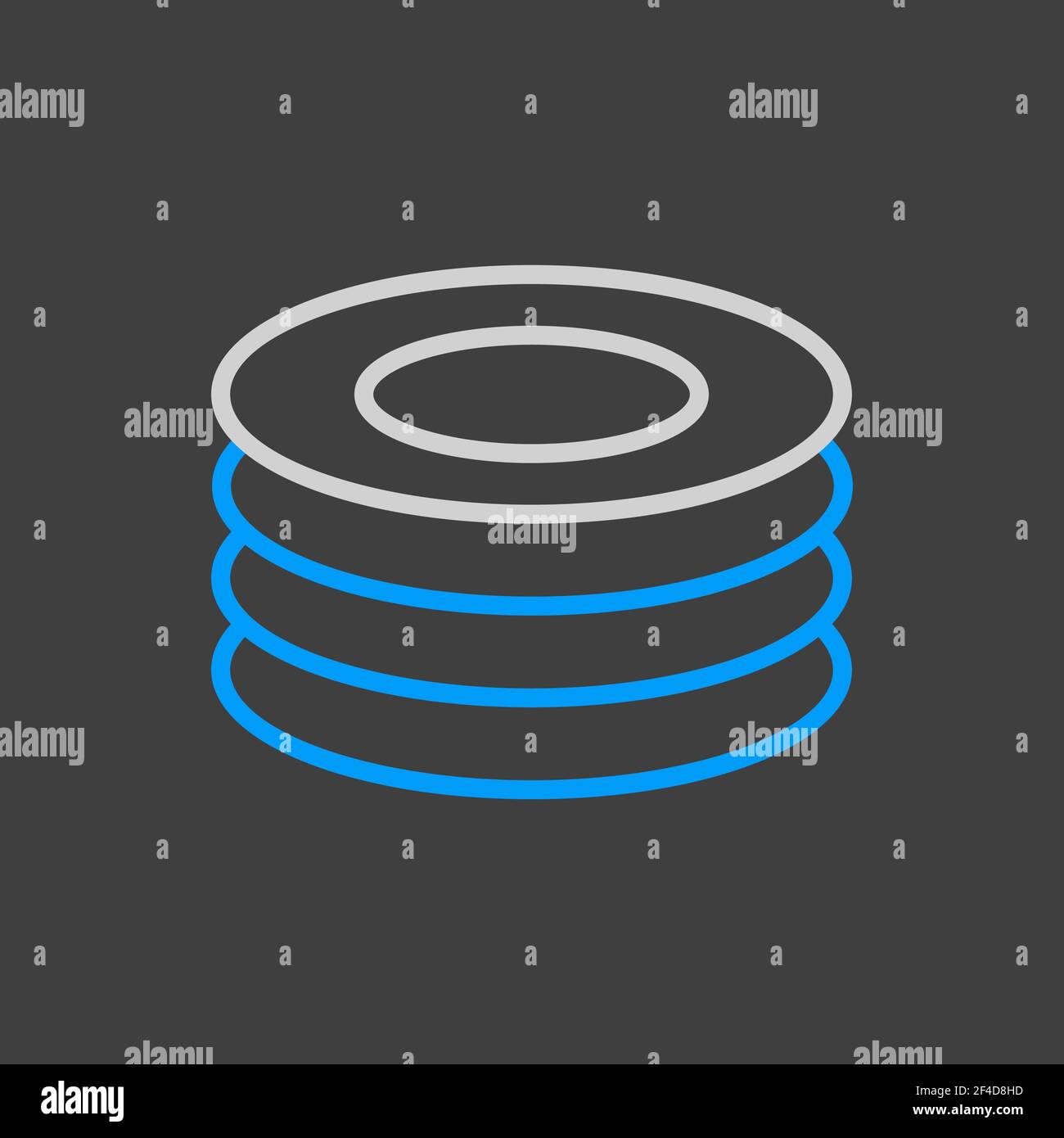 Plates, dishes vector icon. Kitchen appliance. Graph symbol for cooking ...