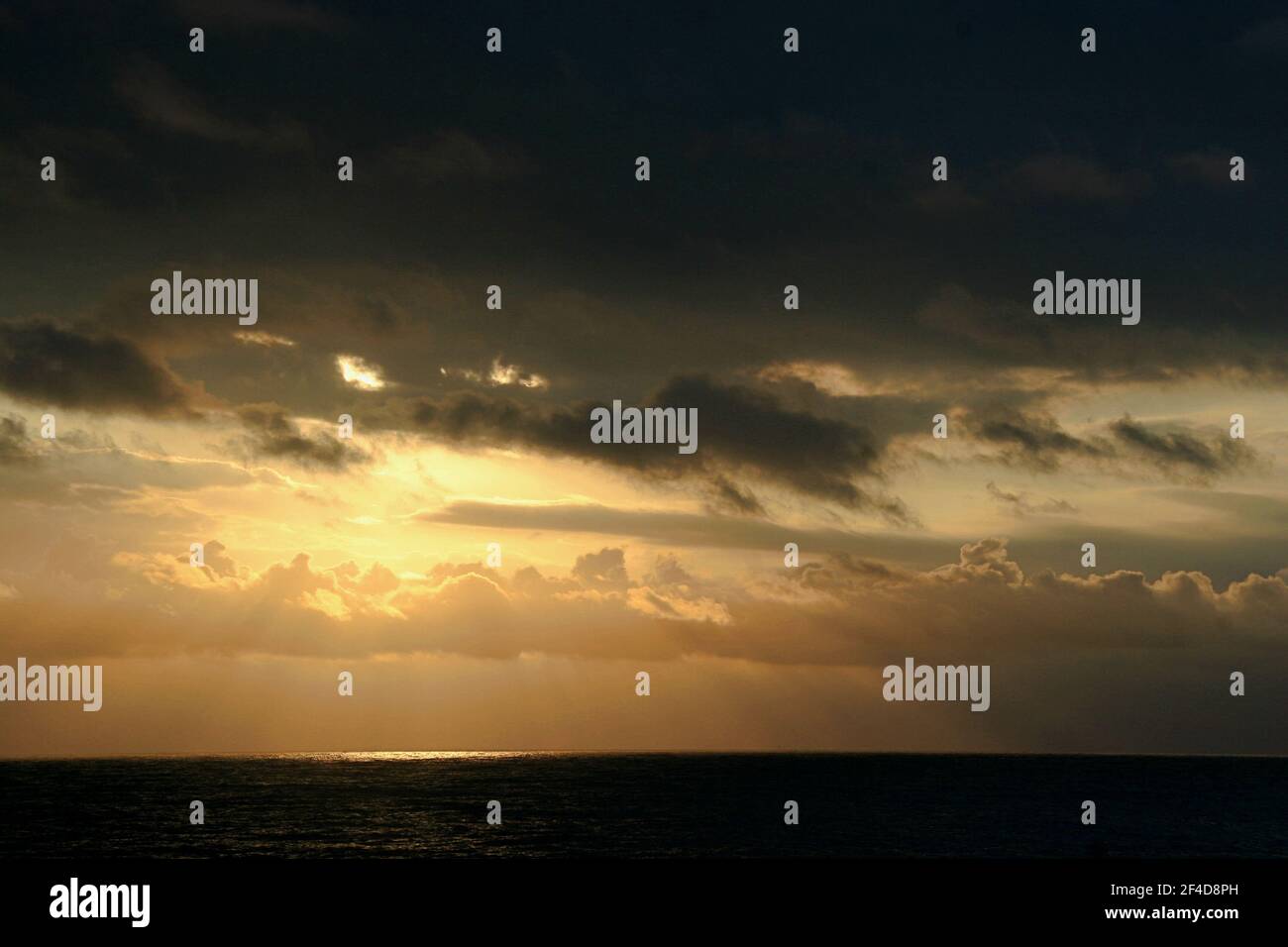 Sunrise over the Ocean Stock Photo - Alamy