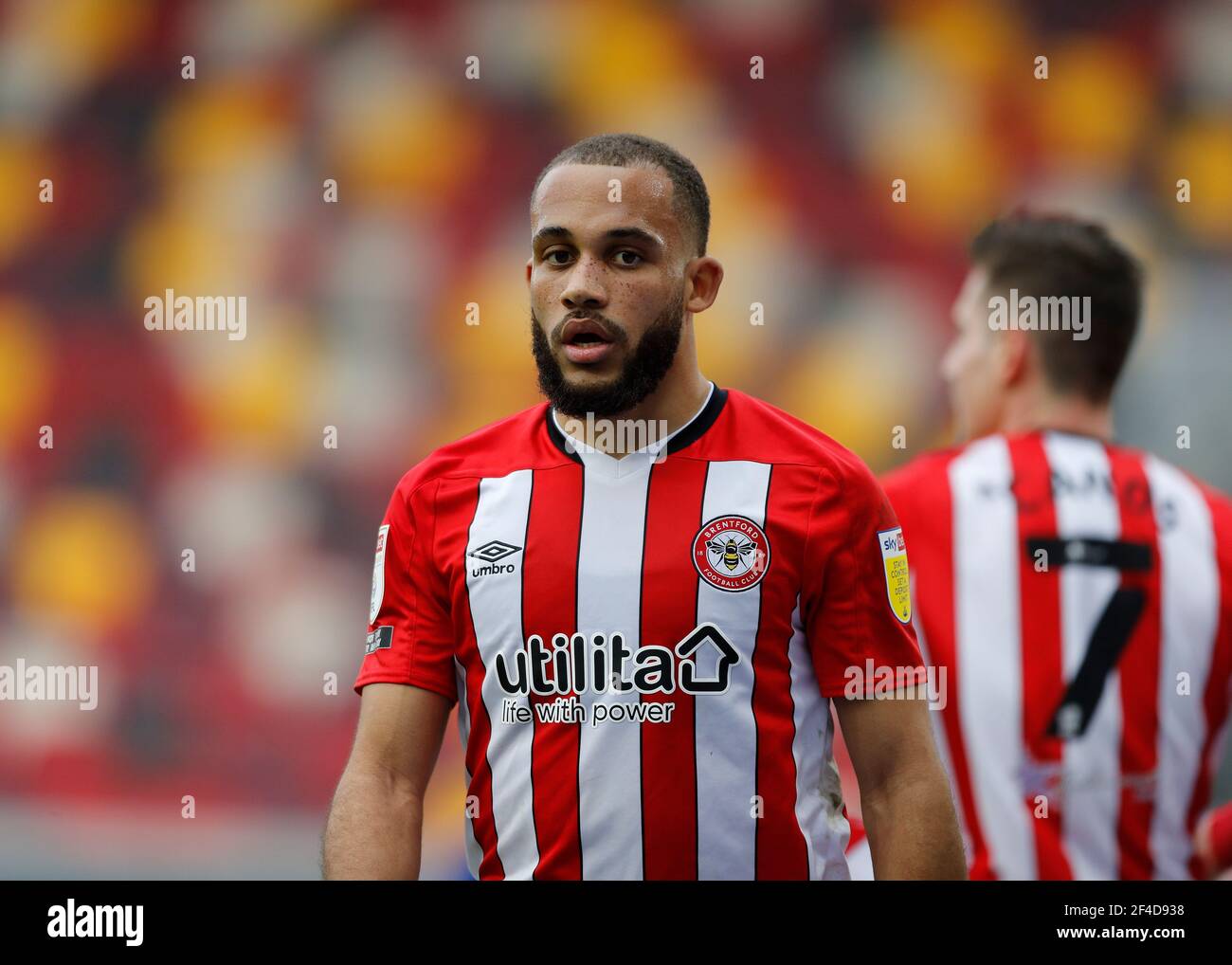 London, UK. 20th March 2021; Brentford Community Stadium, London, England; English Football ...