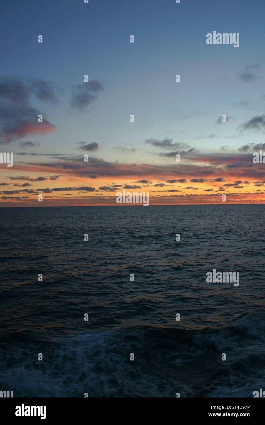 Sunrise over the Ocean Stock Photo - Alamy