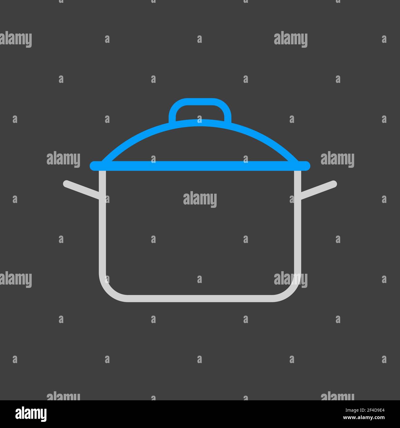 Saucepan icon. Cooking pot or pan sign. Graph symbol for cooking web ...