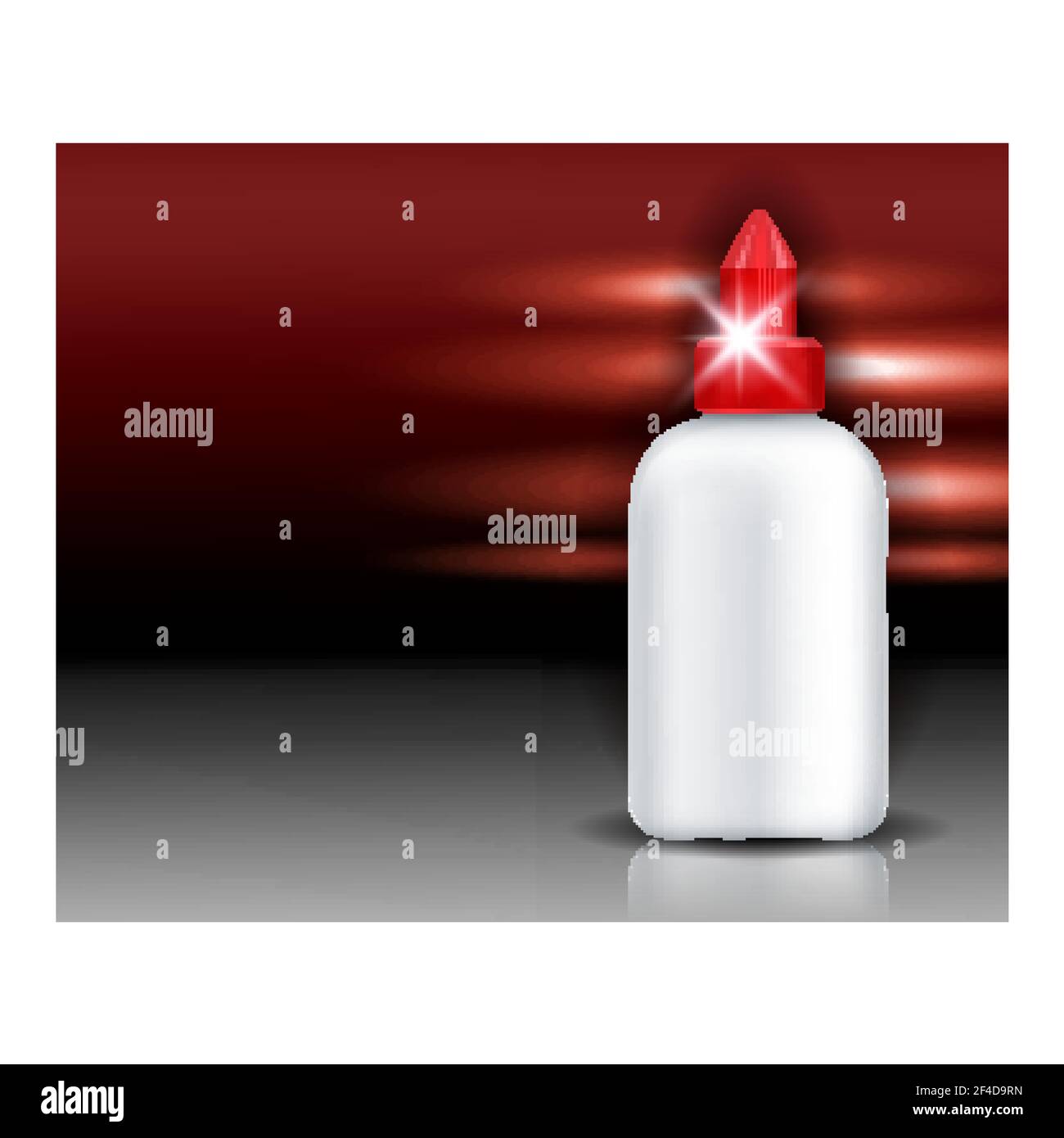 Super Glue New Formula Advertising Banner Vector Stock Vector Image ...