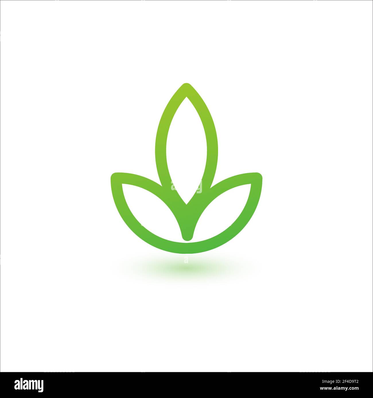 leaf wellness plant leaves flower nature health logo design. Stock ...