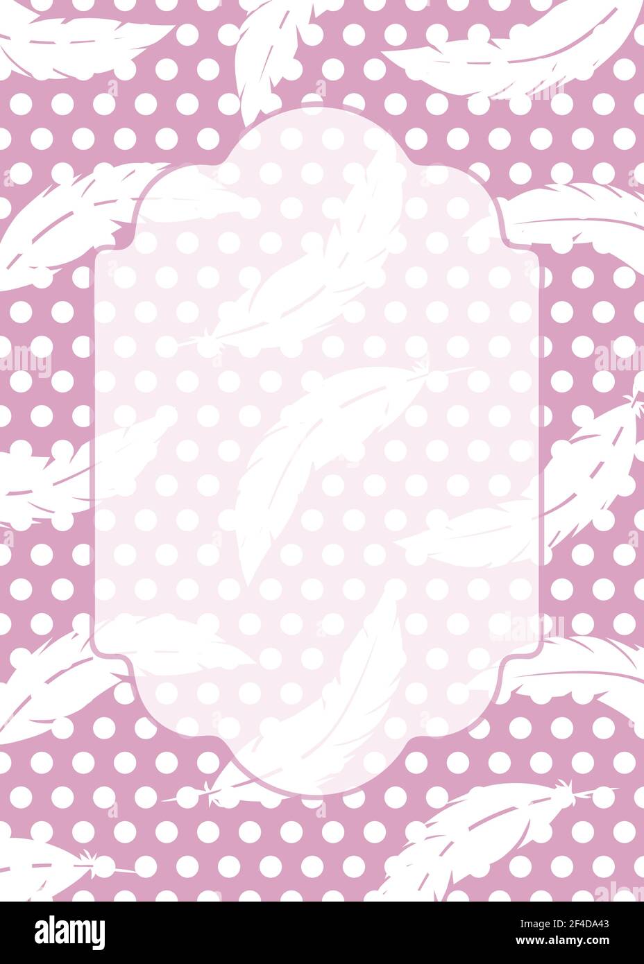 feather invitation background Stock Vector Image & Art - Alamy