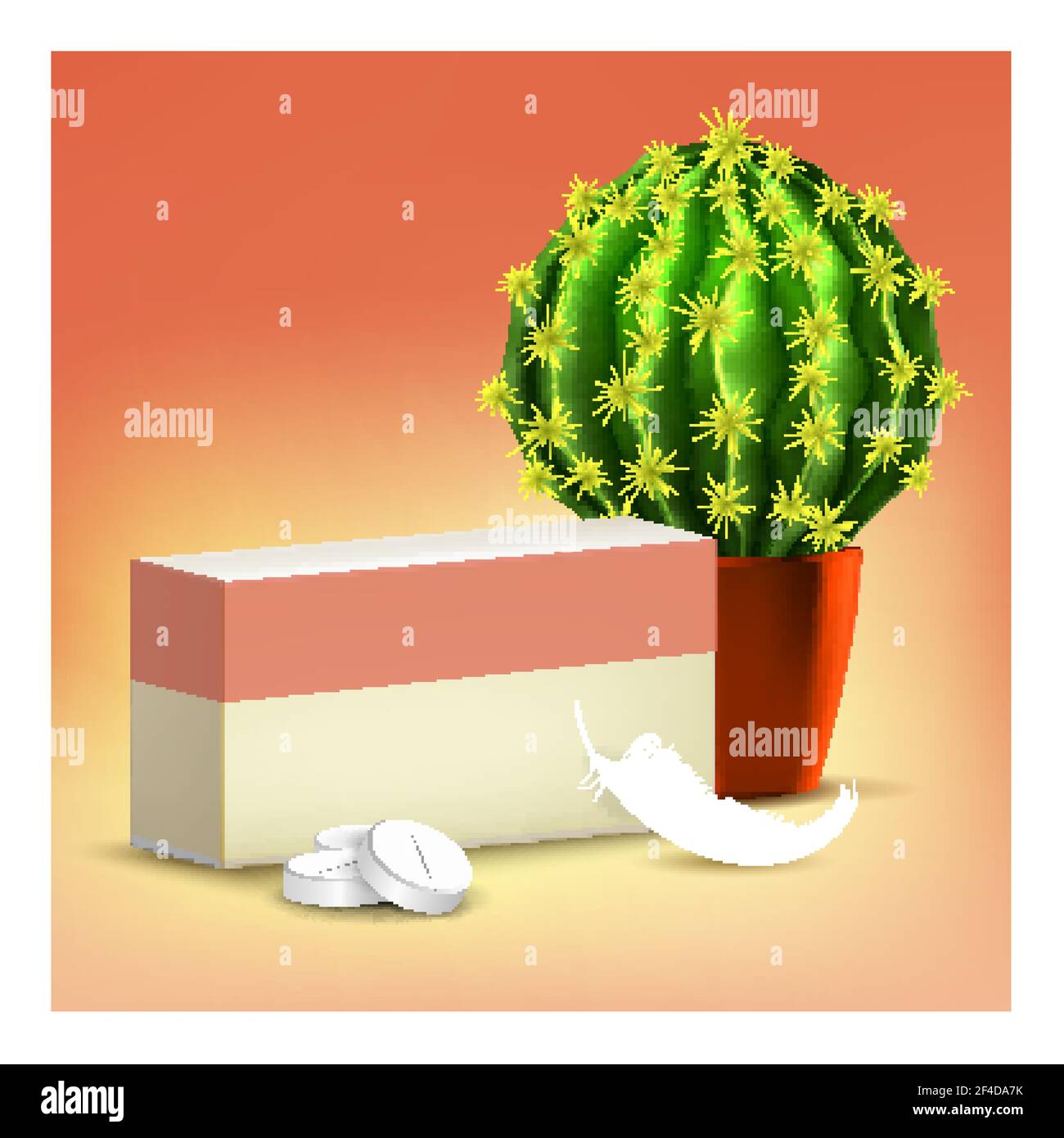 Hemorrhoids Oral Treatment Advertising Banner Vector Illustration Stock ...