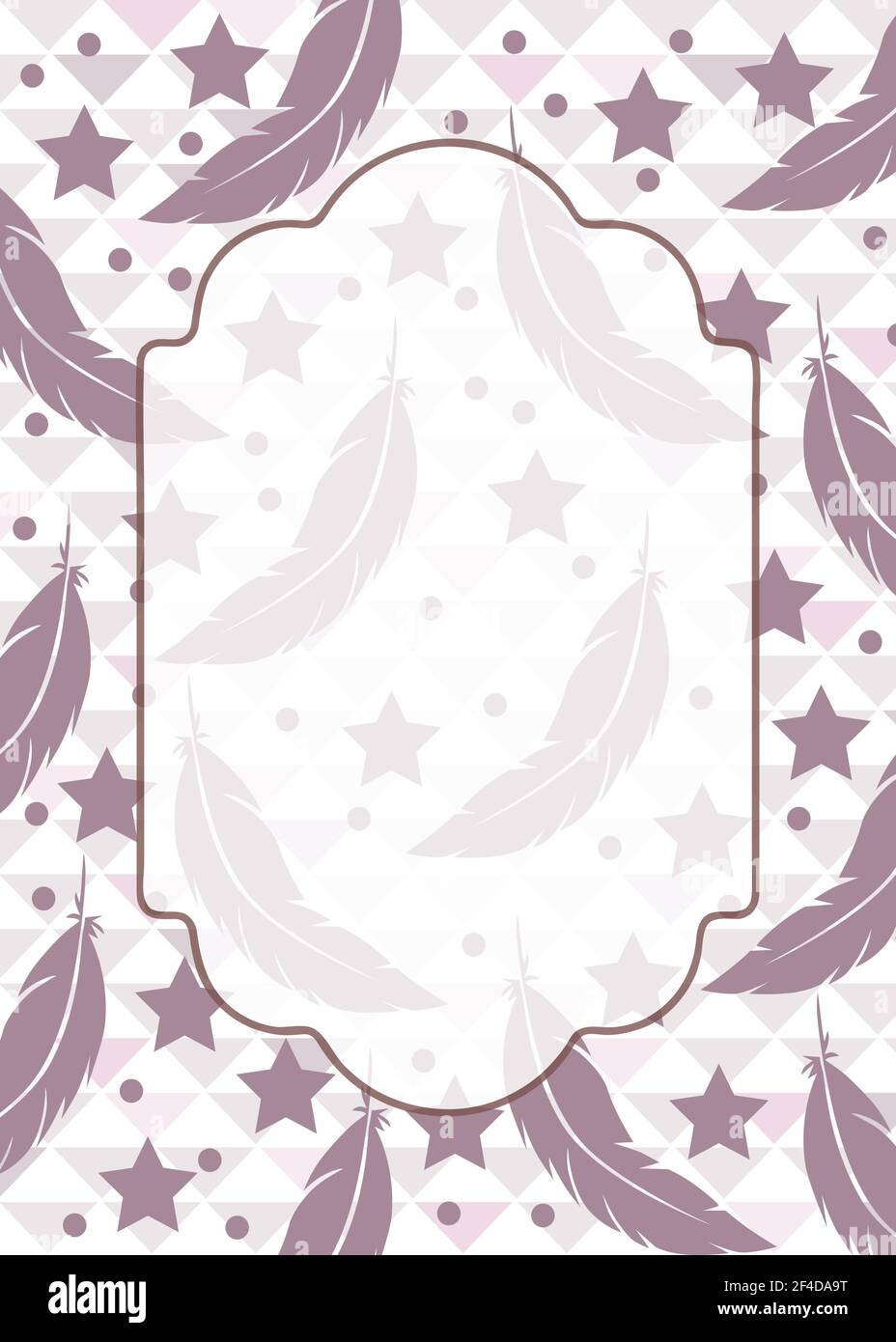 feather invitation background Stock Vector Image & Art - Alamy