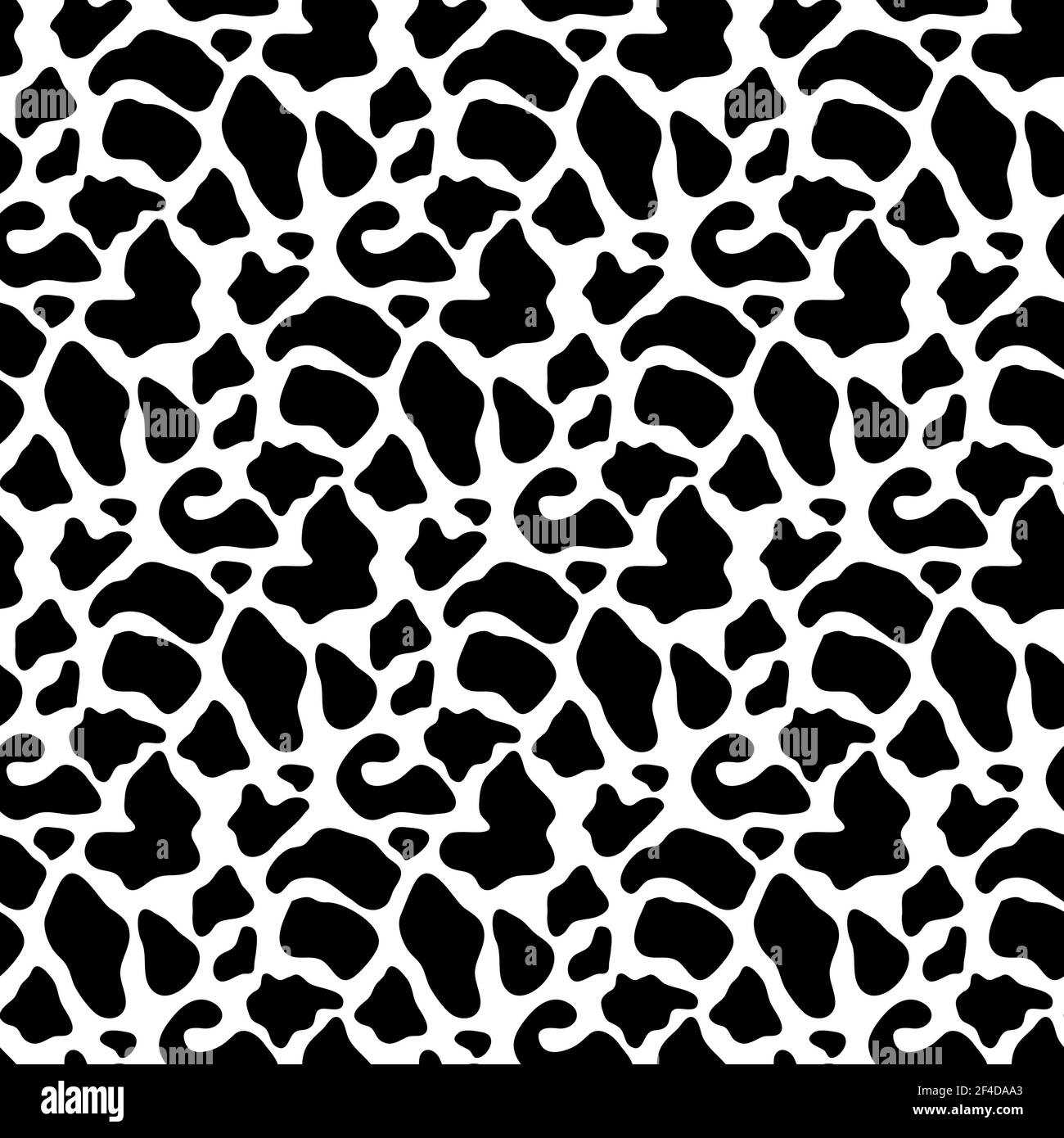 Cowskin Seamless Pattern Texture. Skin Wallpaper Background. Vector ...