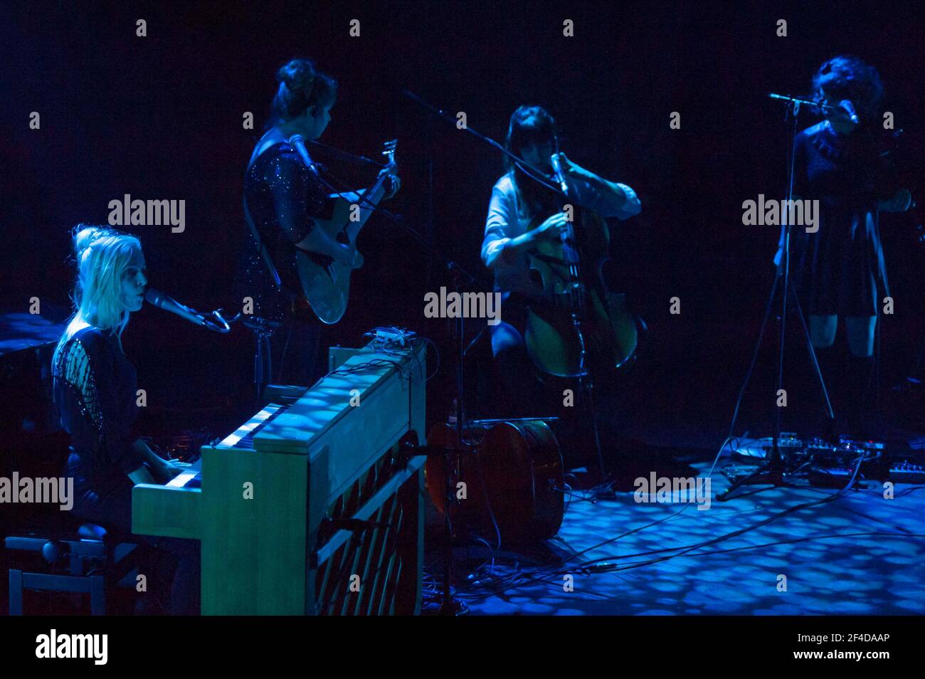 Agnes Obel performs live on stage at Shepherd's Bush Empire - London ...