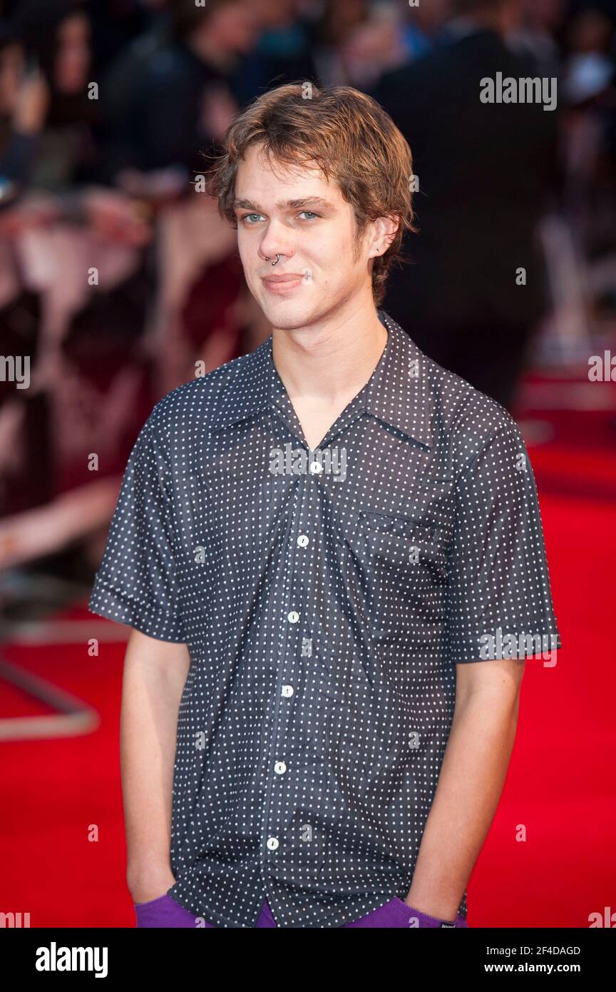 Ellar Coltrane attends the Dracula Untold premiere at the Odeon ...