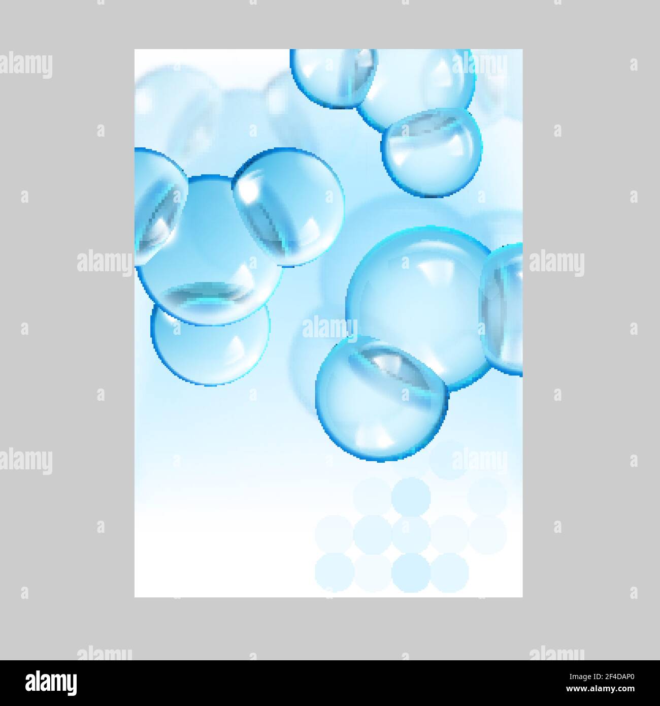Chemical Molecule Research Advertise Poster Vector Illustration Stock ...