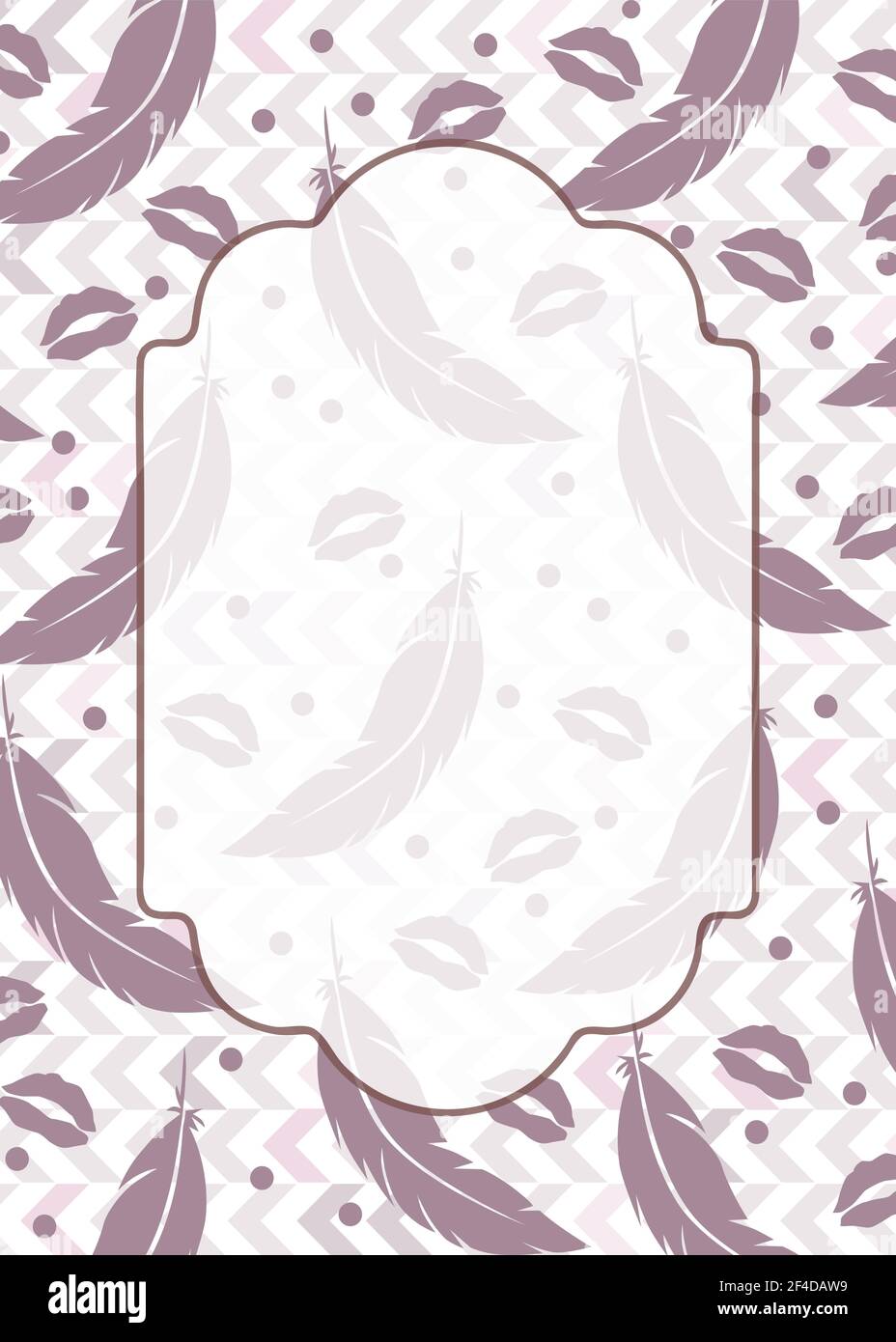 feather invitation background Stock Vector Image & Art - Alamy