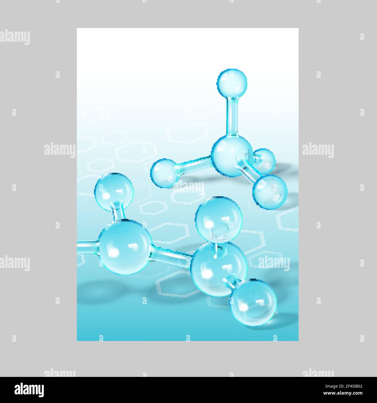 Chemical Compound Research Cover Design Vector Illustration Stock ...