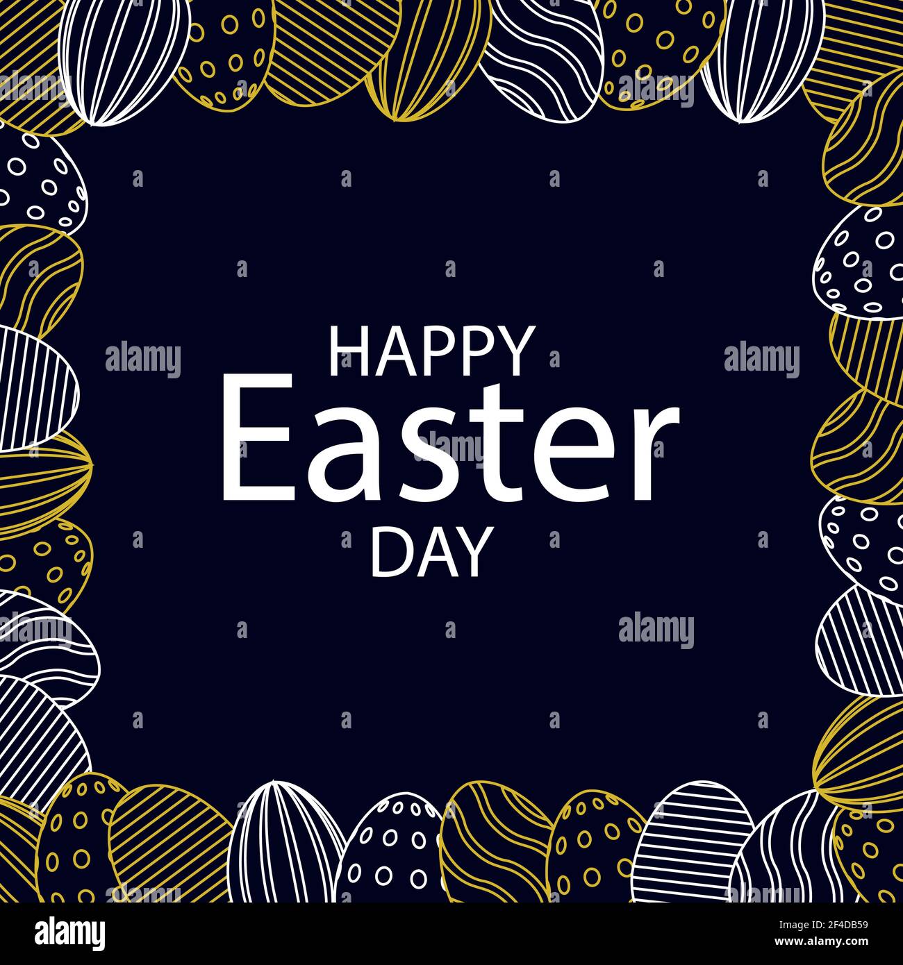 Dark Easter background with congratulations for the Easter holiday ...