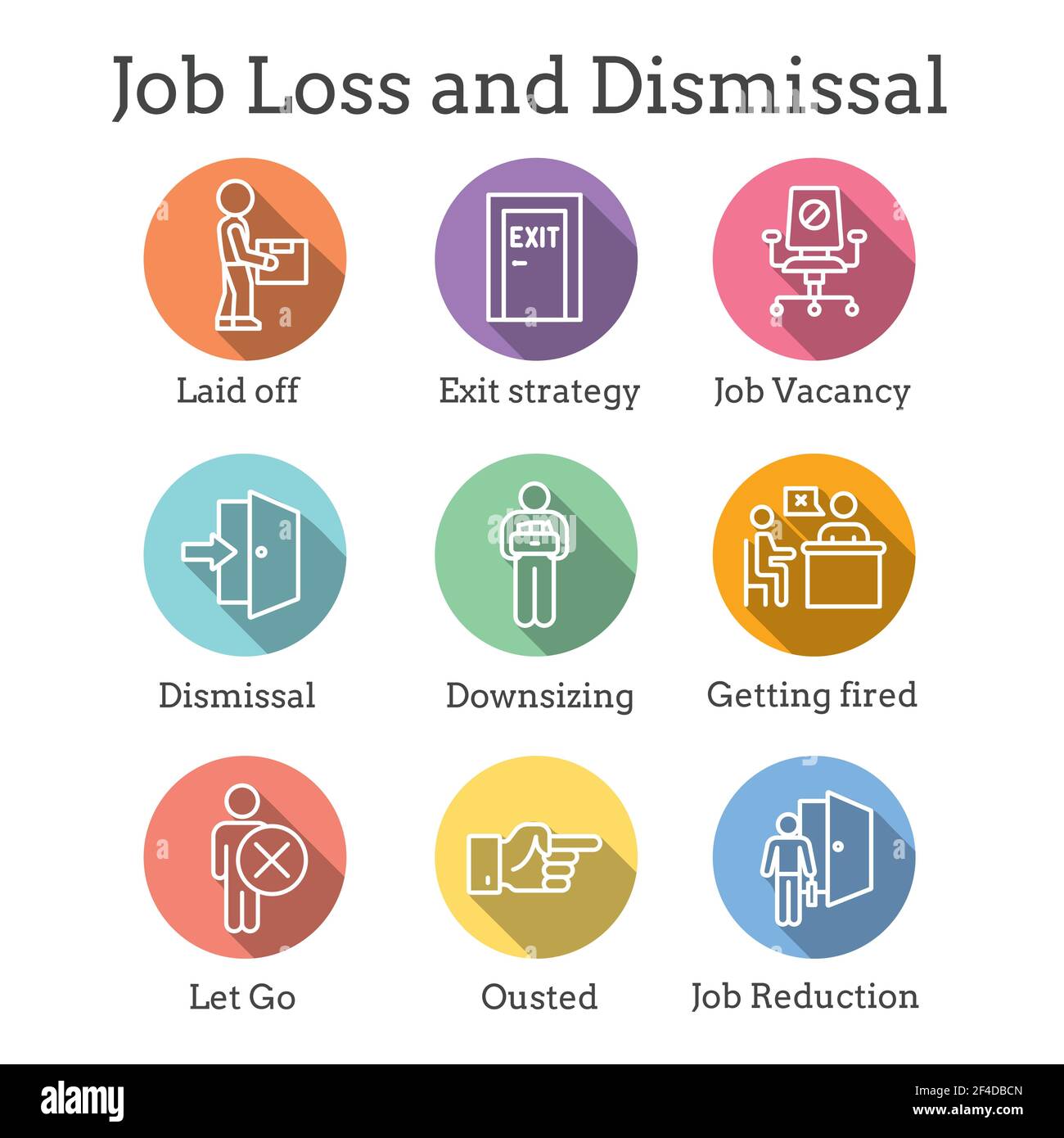 Resignation vector vectors hi-res stock photography and images - Alamy