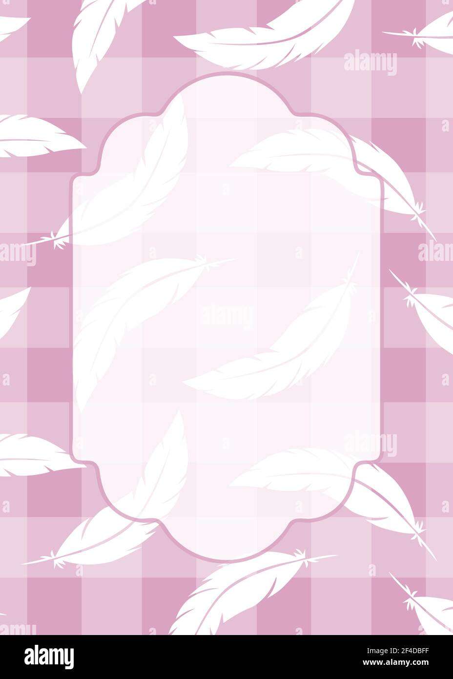 feather invitation background Stock Vector Image & Art - Alamy